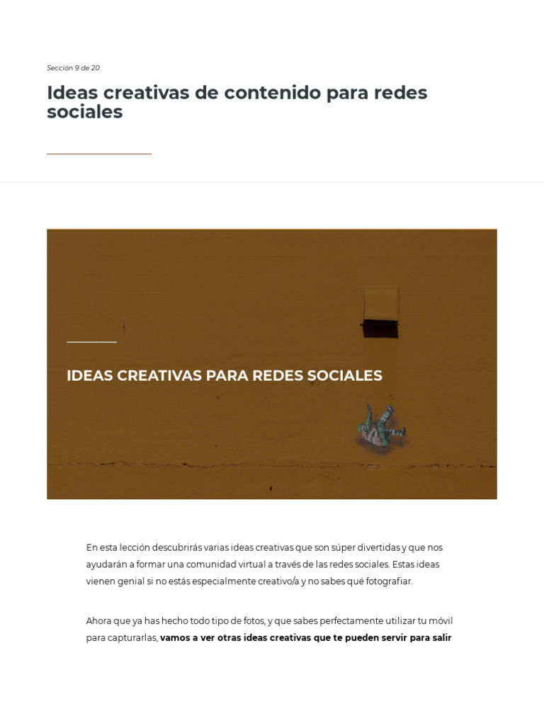 Ideas Creativas | PDF