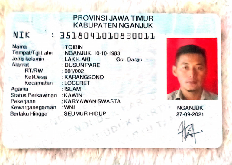 KTP Toibin | PDF