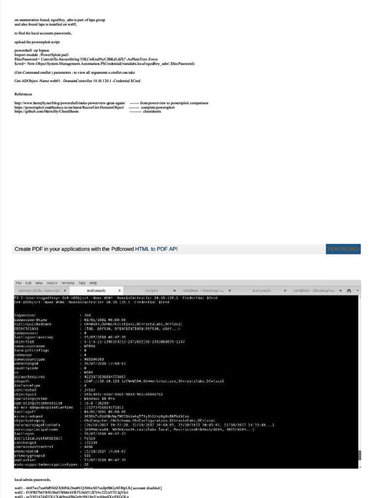 HTB Scienceontheweb Net Rastalabs Flag6 7 8 - Compress | PDF