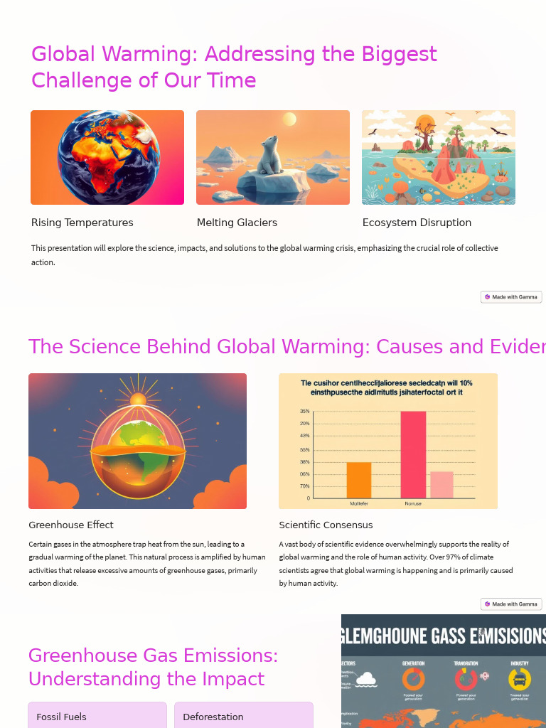 Global Warming Addressing The Biggest Challenge of Our Time | PDF ...