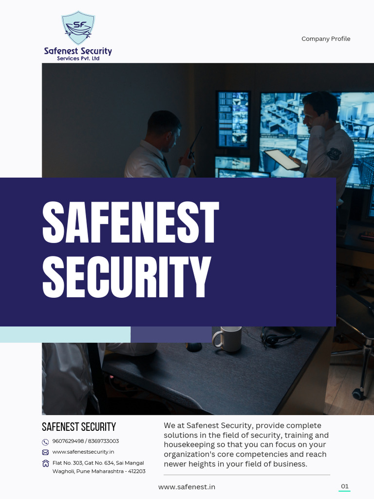 Safenest Security Company Profile | PDF | Housekeeping | Securities