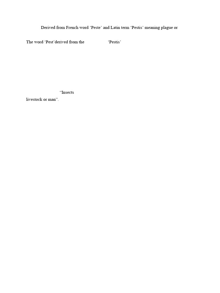 IPM Notes on Pest Classification and Management | PDF | Pest (Organism ...