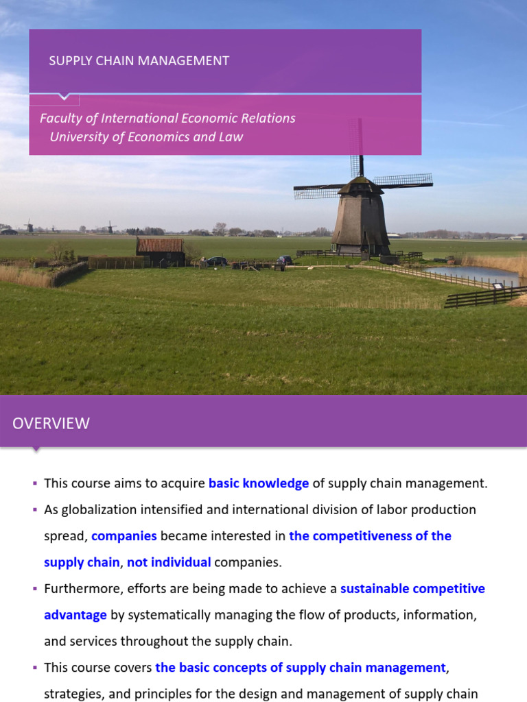 Chapter 1 SCM | PDF | Supply Chain Management | Supply Chain