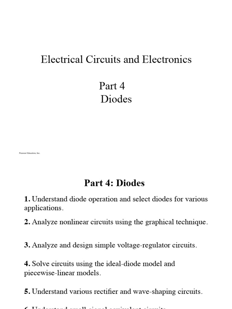 Part4 (1) | PDF | Diode | P–N Junction