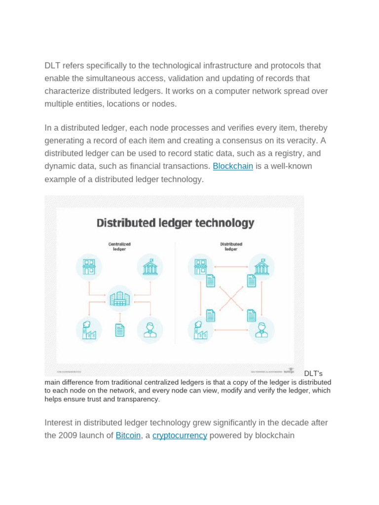 Distributed Ledger Technologies | PDF | Cryptocurrency | Bitcoin