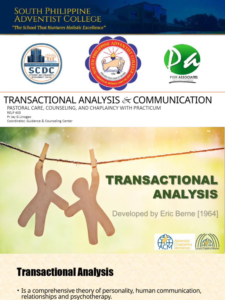 Lesson 6 Transactional Analysis and Communication | PDF