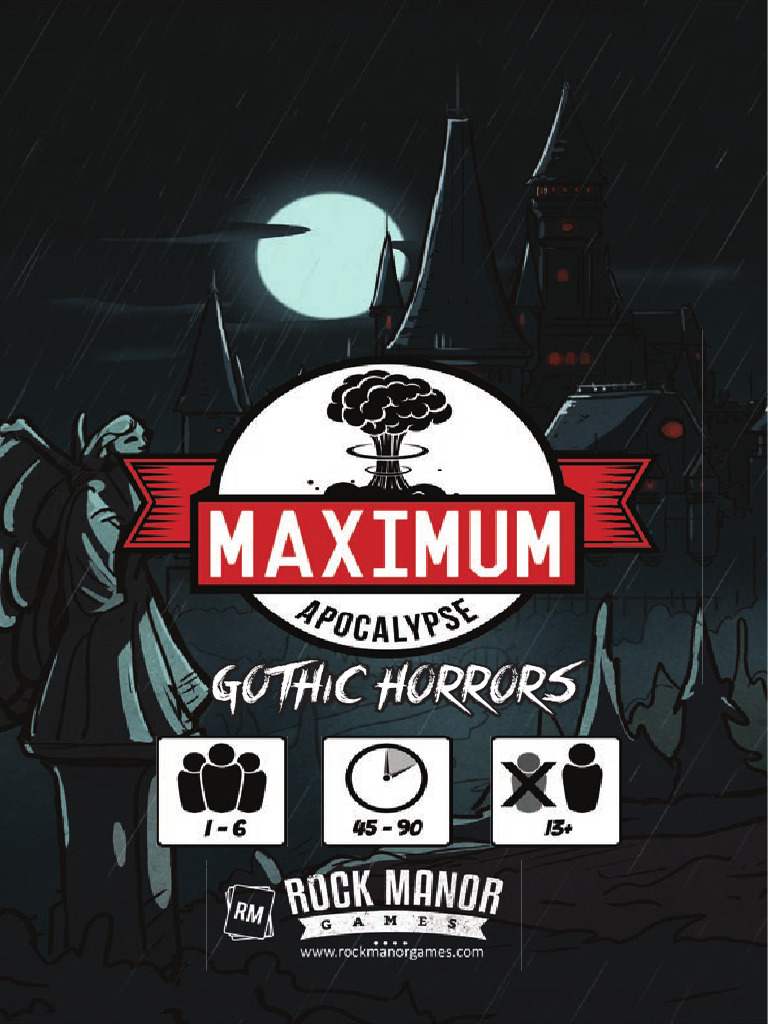 Maximum Apocalypse Gothic Horrors - Rules.en | PDF