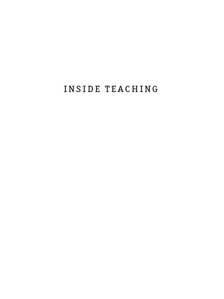 Insideteaching | PDF
