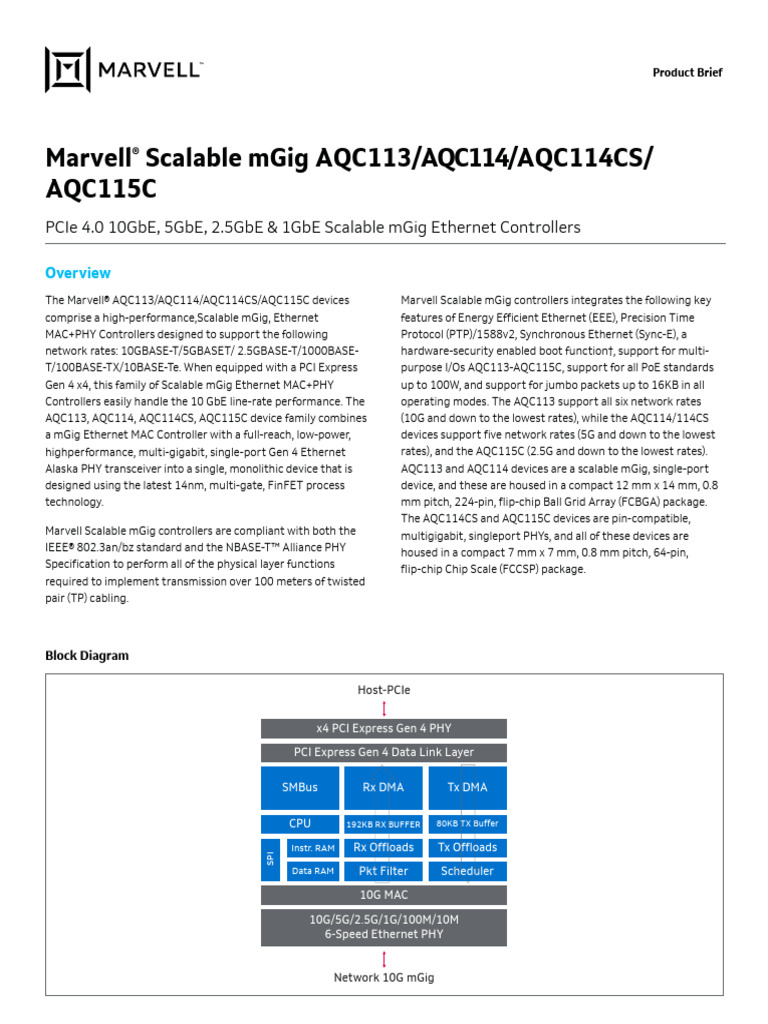 AQC113C-B1-I | PDF | Computer Network | I Pv6