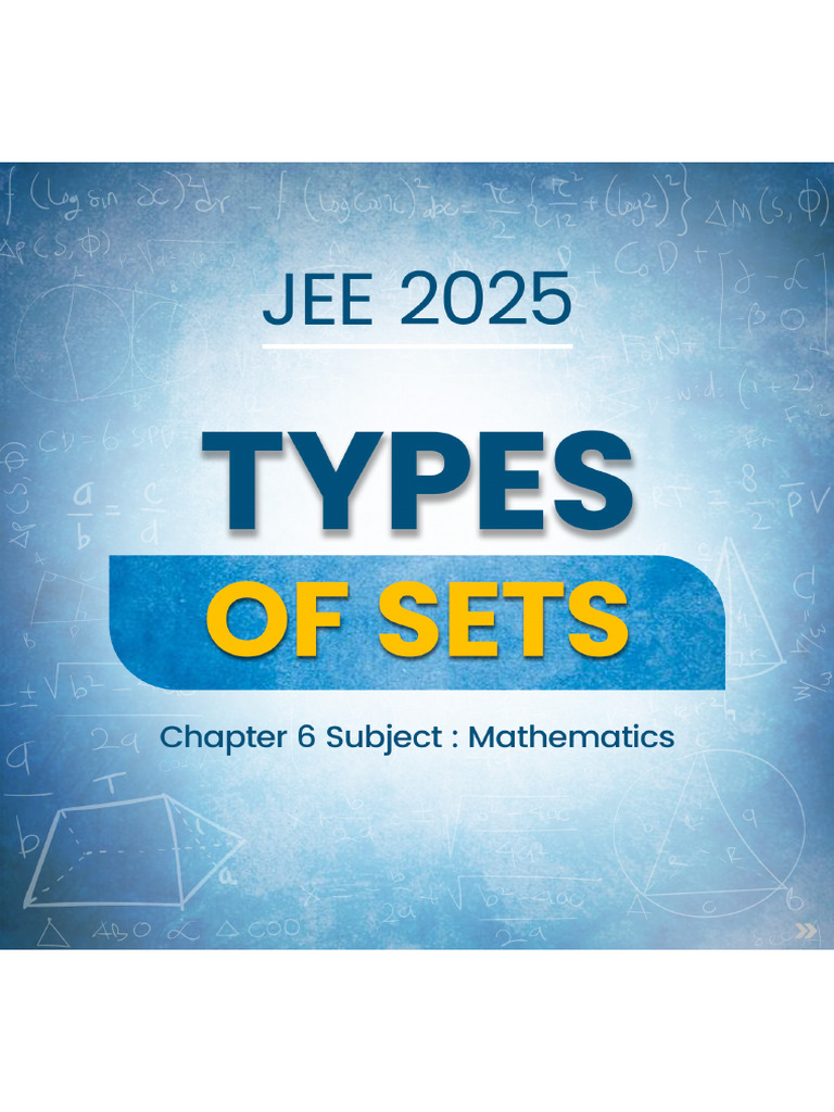 TYPES OF SETS | PDF