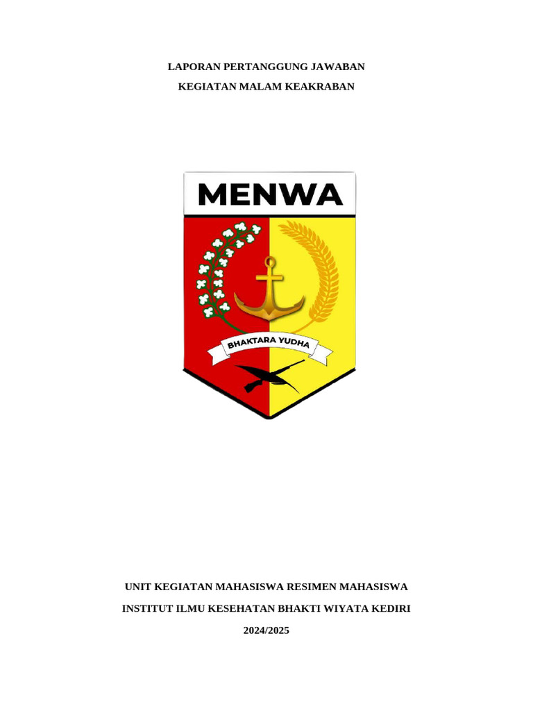 LPJ KEGIATAN MENWA MAKRAB | PDF