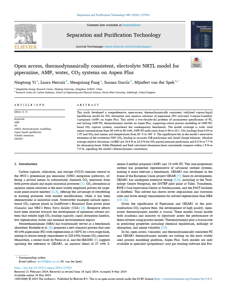 NRTL Model-2024 | PDF | Chemical Equilibrium | Physical Sciences