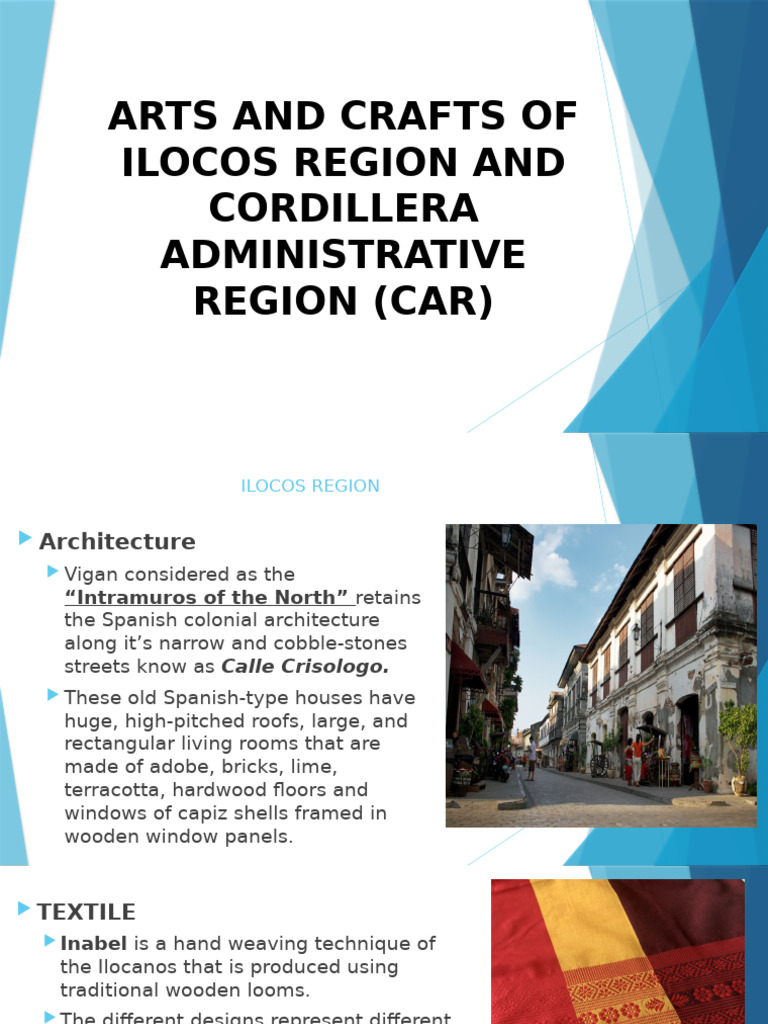 Arts and Crafts of Ilocos Region and Cordillera | PDF