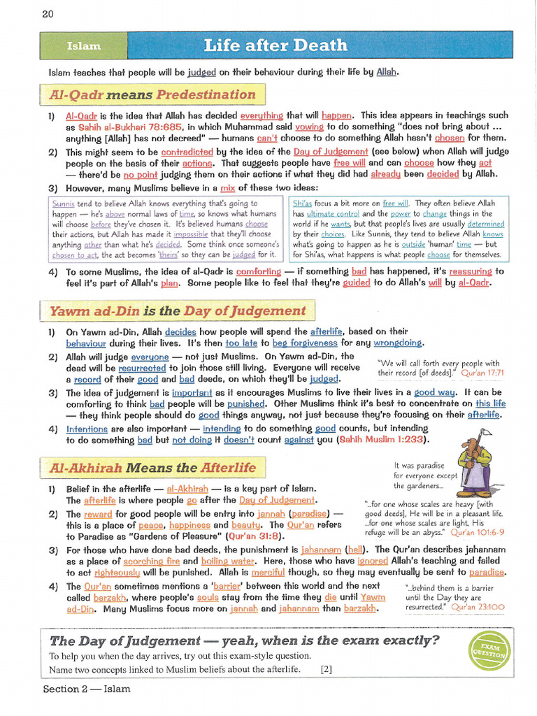 Afterlife in Islam | PDF