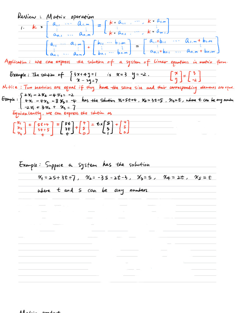 Lecture 8 Matrix Multiplication | PDF | Linear Algebra | Matrix Theory