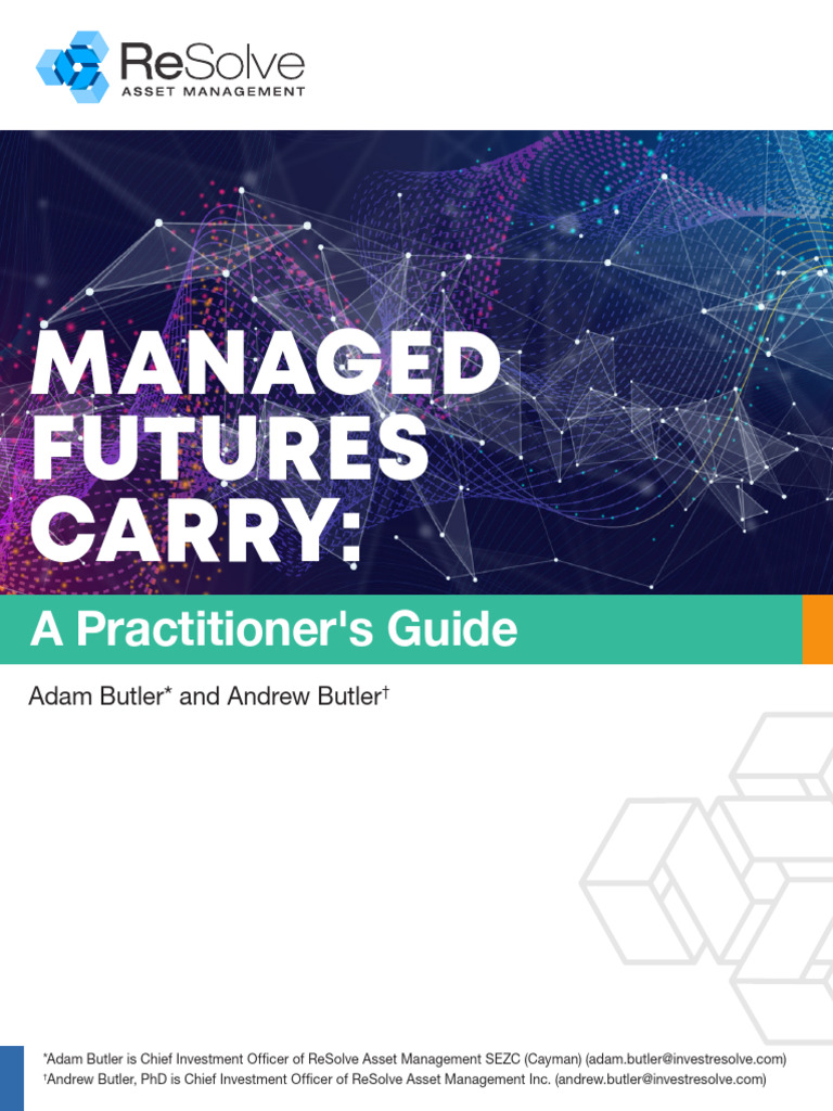 Managed Futures Carry Strategies Guide | PDF | Financial Risk | Futures ...