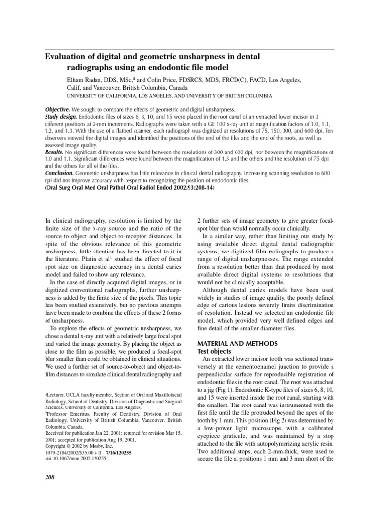Paper_1 | PDF | Radiography
