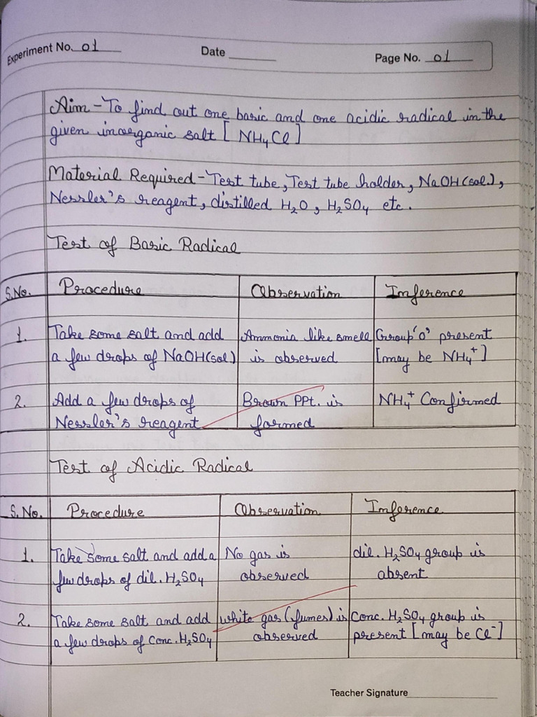 Chemistry Lab Manual (Exp. No. 1 To 21) | PDF