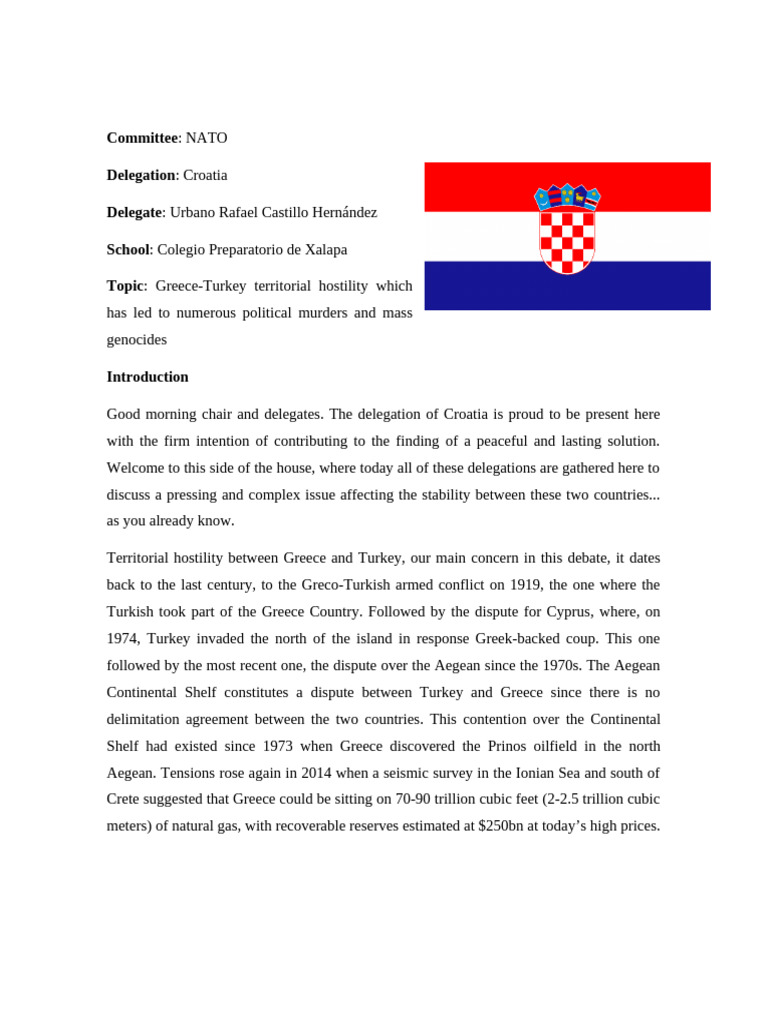 Committe 1 | PDF | Global Politics | Diplomacy