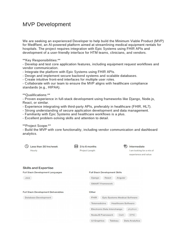 MVP Development | PDF