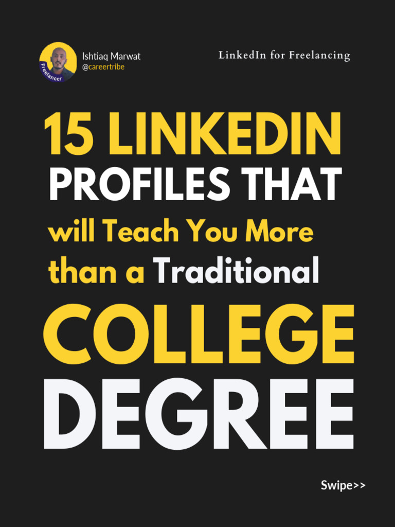 Top LinkedIn Profiles for Freelancers | PDF | Linked In | Business