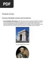 World Famous Parabolic Arches | PDF | Art