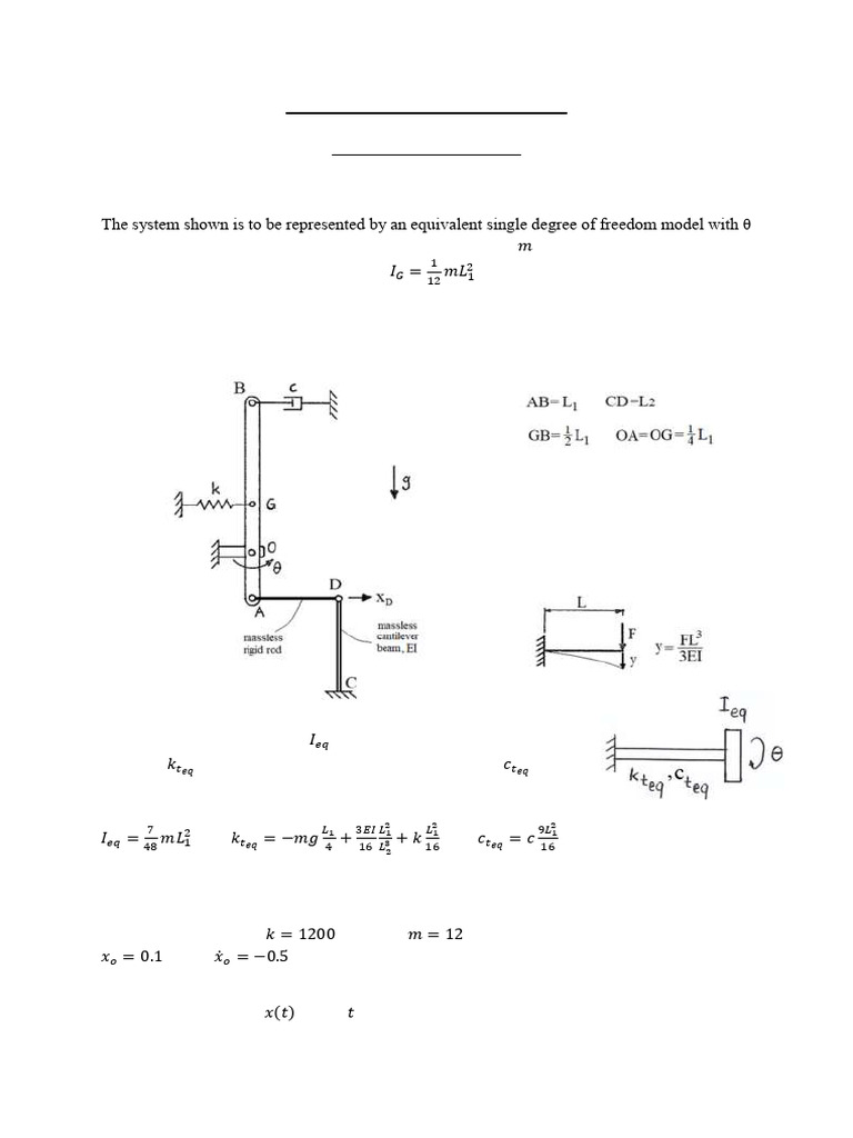 EXERCISE PROBLEMS ON ME 302 | PDF | Mechanics | Motion (Physics)