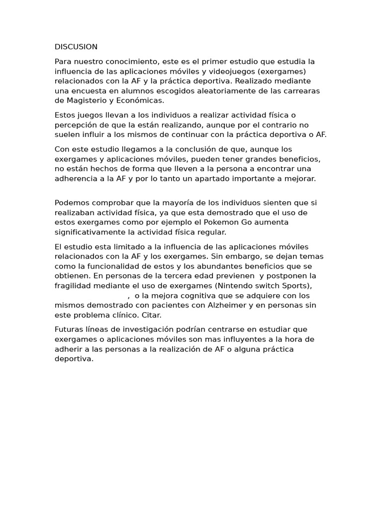 Discucion | PDF