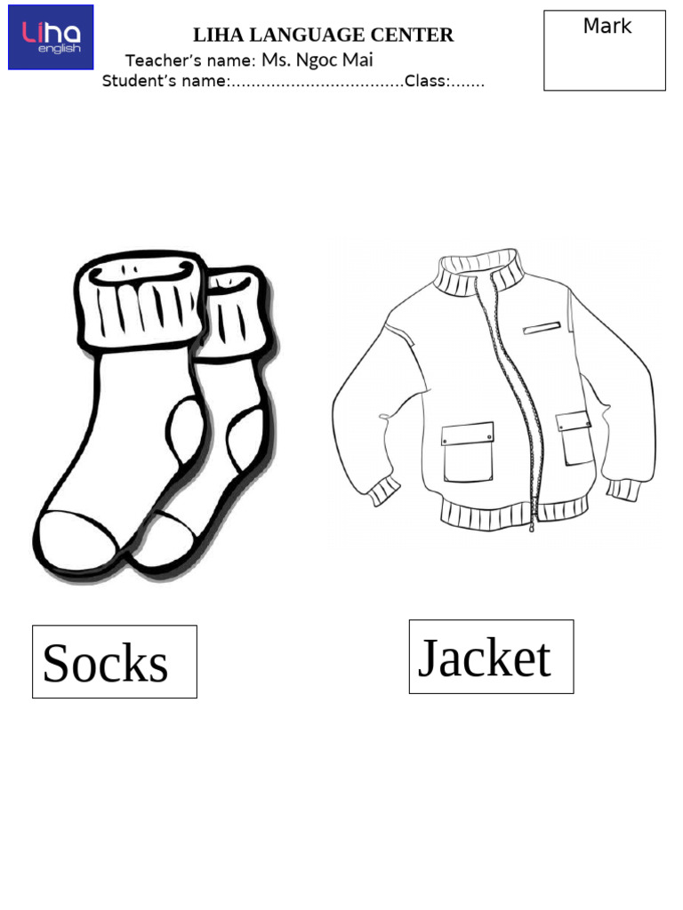 Socks, Jacket | PDF