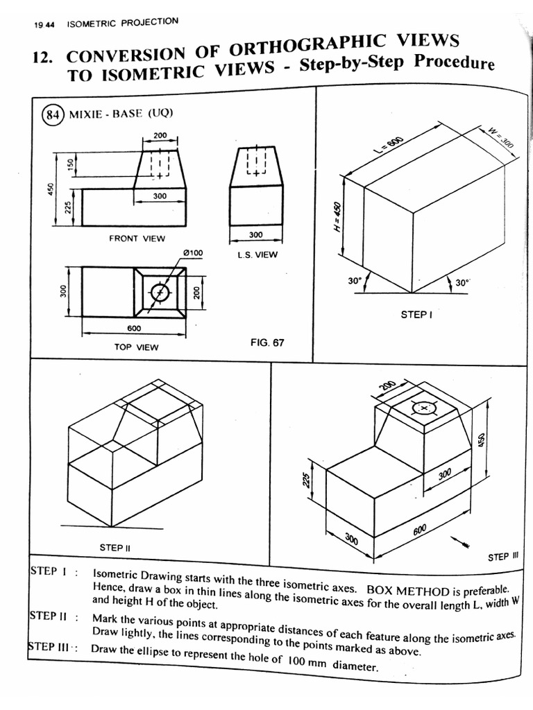 Isometric Views 6th Unit | PDF
