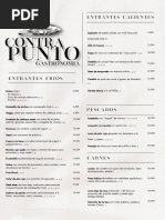 Menu Saona | PDF | pesto | Postres