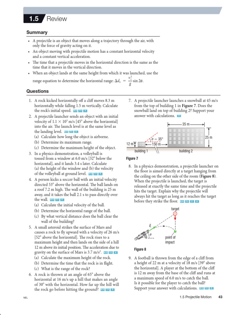 Projectile Motion | PDF | Projectiles | Mechanical Engineering