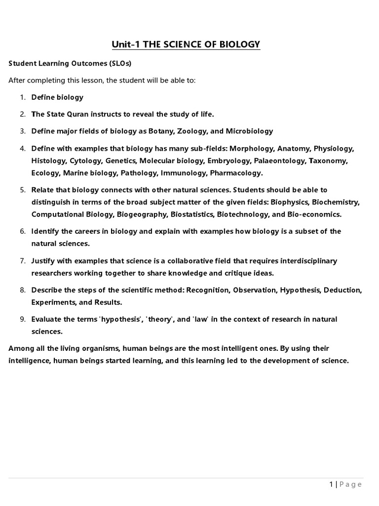 Class 9th BIO Unit-1 | PDF | Malaria | Hepatitis B