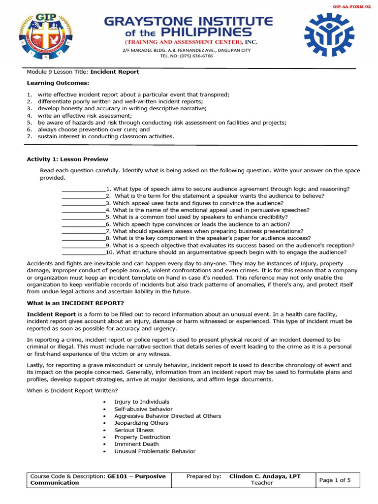 MODULE 9 MIDTERM- PURCOM | PDF | Risk | Risk Assessment