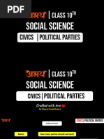 Class 10 Civics Chapter 4 Notes - Political Parties Free PDF | PDF ...