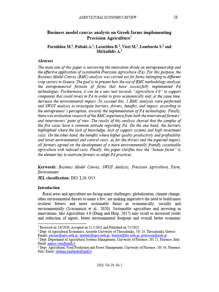 19_2_3 | PDF | Agriculture | Business Model