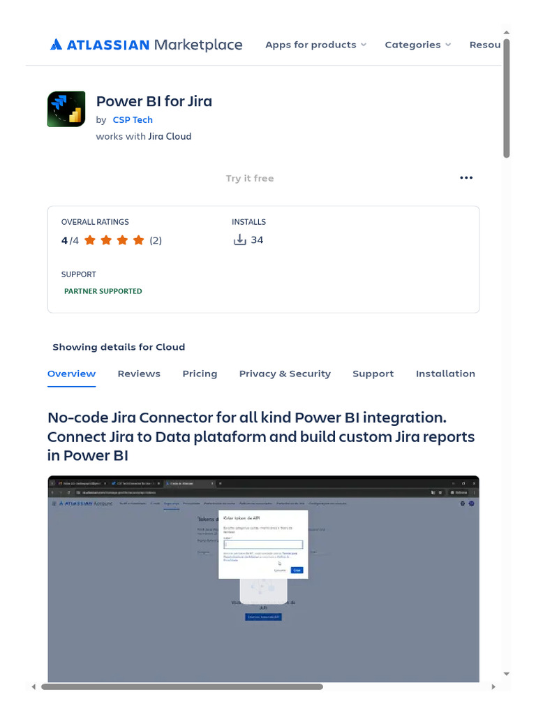 Power BI for Jira _ Atlassian Marketplace_1zdhadfhadfhad | PDF