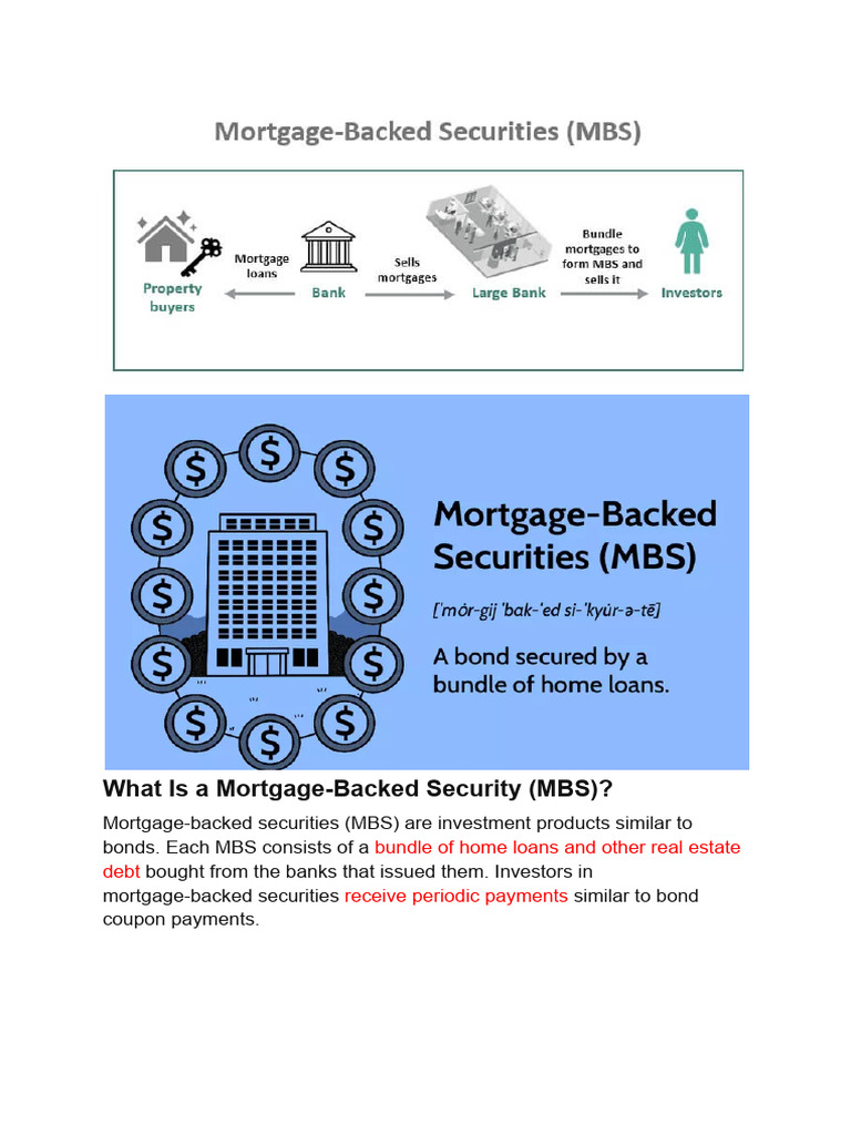 7 Mortgage-Backed Securities (MBS) | PDF | Mortgage Backed Security ...