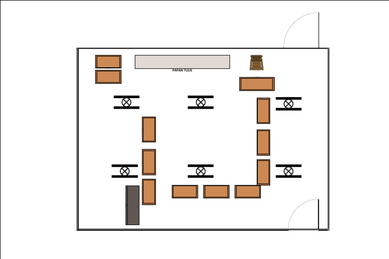 Denah Lab TKJ 2 | PDF