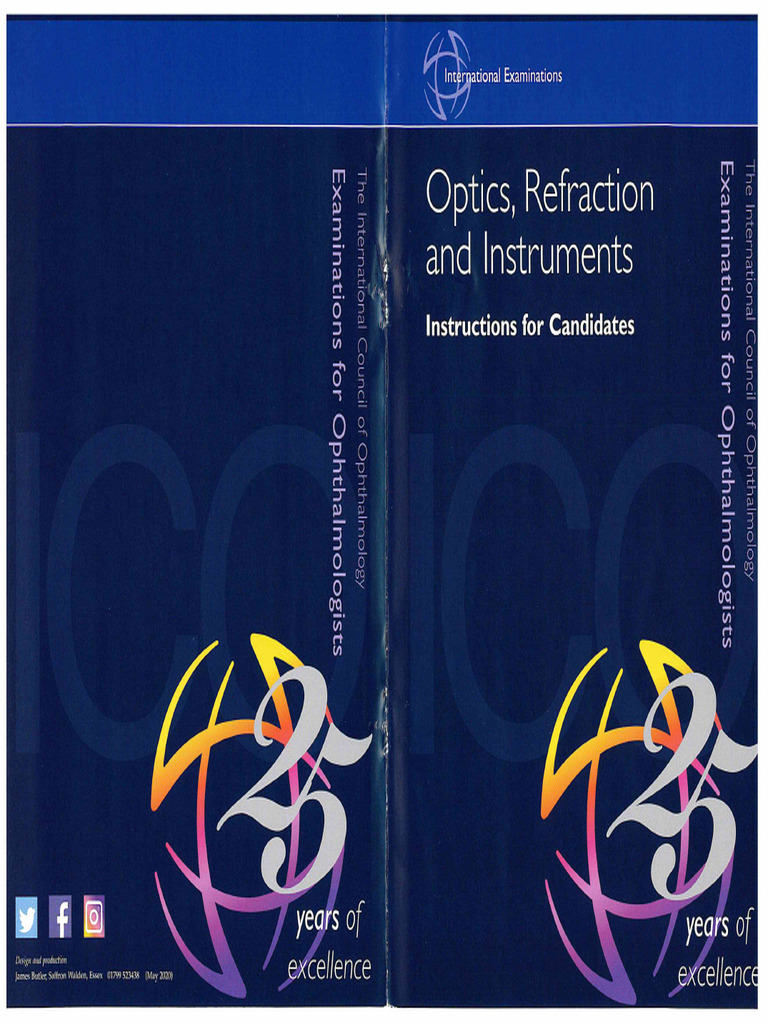 Optic Refraction | PDF
