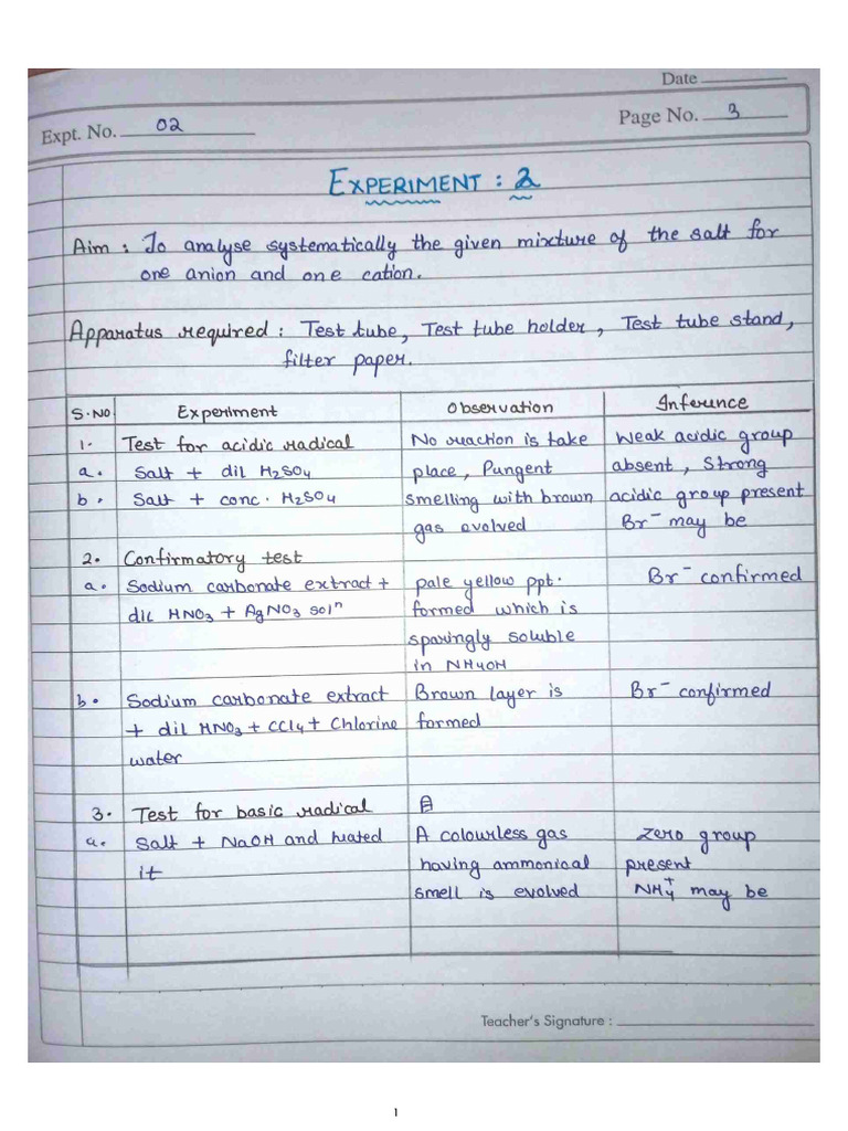 Experiment 2-1 | PDF