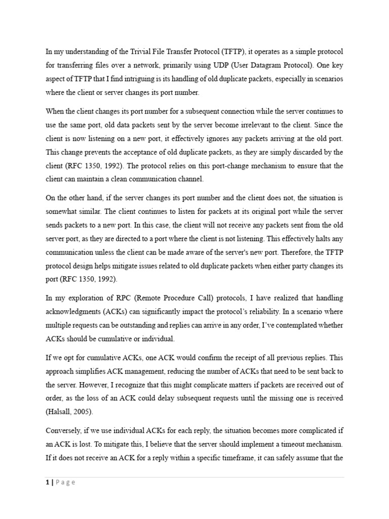 cs2204 Learning Journal Unit 6 | PDF | Port (Computer Networking) | Transmission Control Protocol