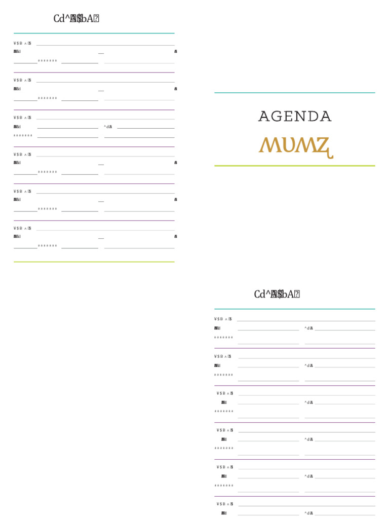 Enc A4 Agenda A5 2025 Vista Semanal Color | PDF