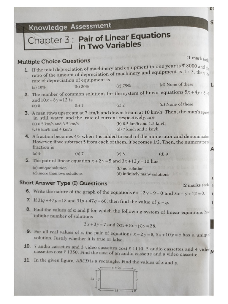 GR10-CH3-LINEAR EQN | PDF