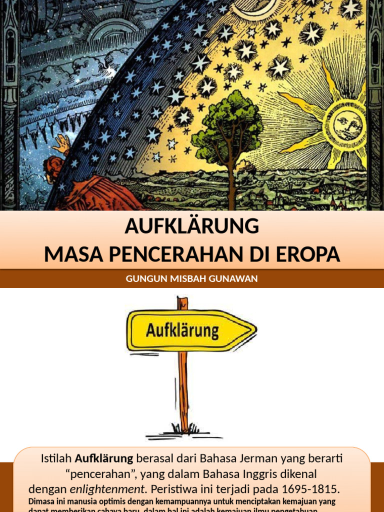 SEJARAH AUFKLARUNG | PDF