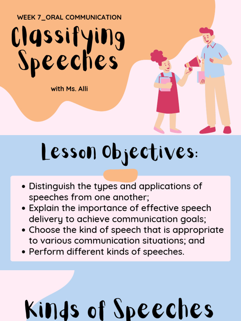 Types of Speeches and Delivery Methods | PDF | Public Speaking | Rhetoric