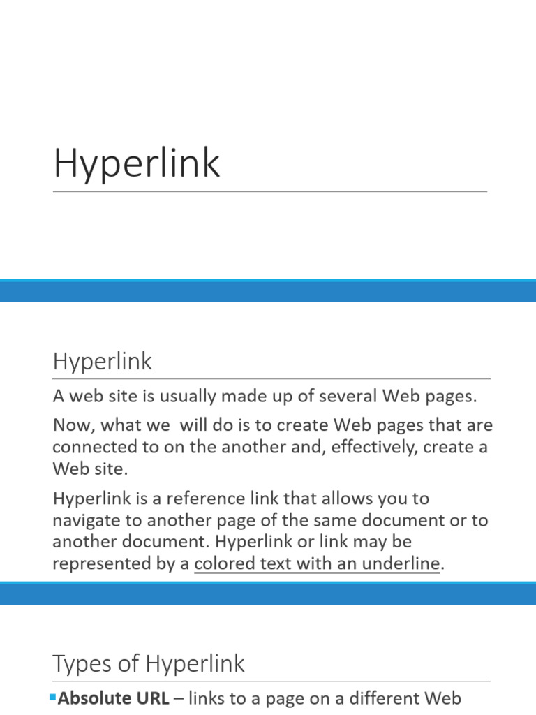 Hyperlink | PDF
