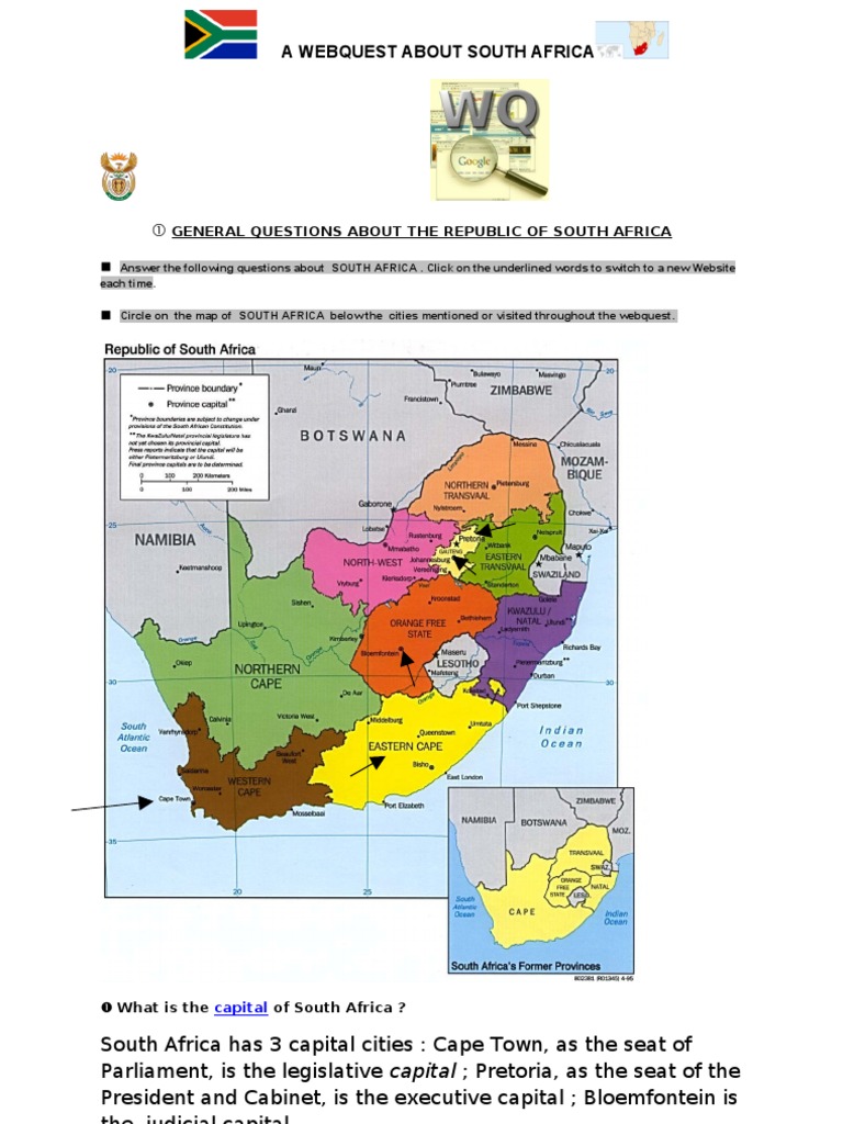 Webquest About South Africabis Answer Key | Apartheid | South Africa