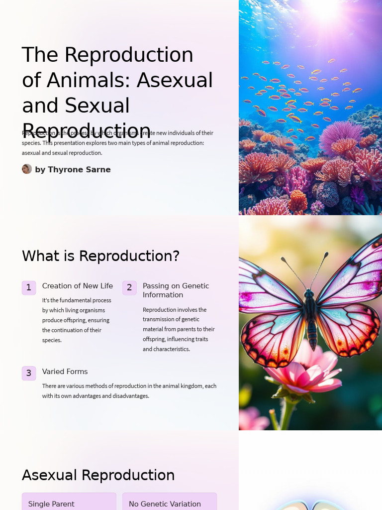The-Reproduction-of-Animals-Asexual-and-Sexual-Reproduction | PDF ...