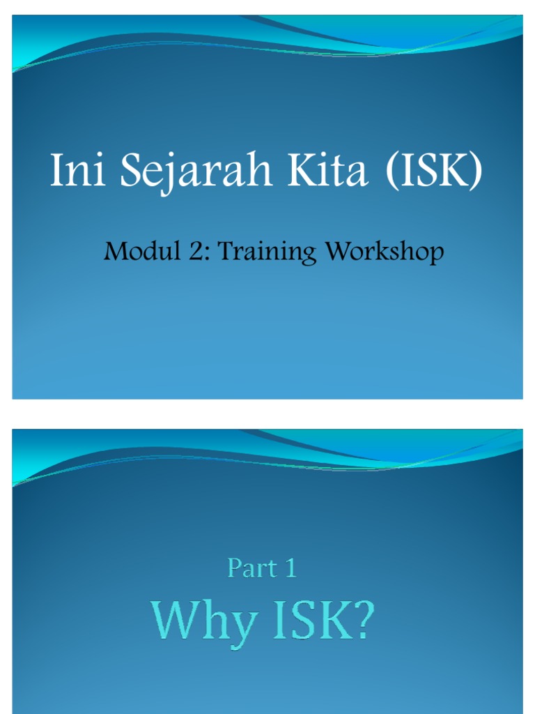 ISK Training Workshop | PDF | Agama & Spiritualitas